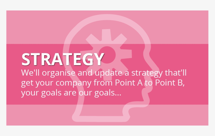Strategy Icon With Description Of The Service With - Graphic Design PNG ...