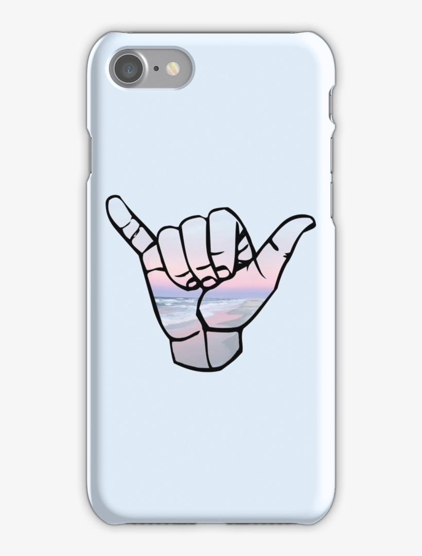 Shaka Iphone 7 Snap Case - Hang Loose Png PNG Image | Transparent PNG ...