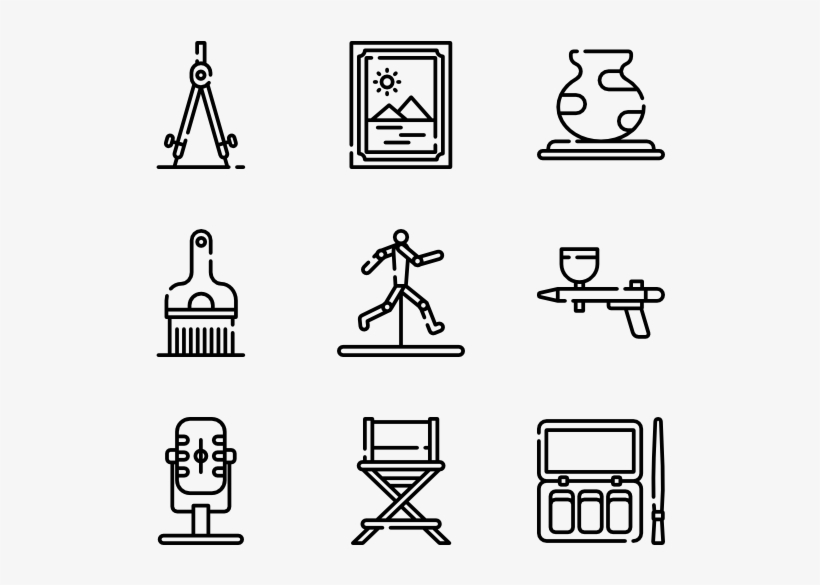 Art Studio - Art Gallery Icons PNG Image | Transparent PNG Free ...
