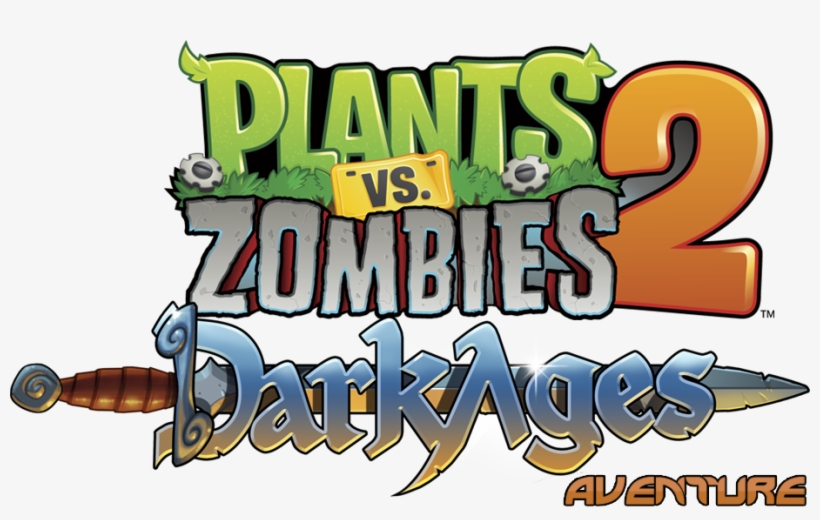 Image Pvz Da Wiki - Plants Vs Zombies 2 Logo Png PNG Image ...