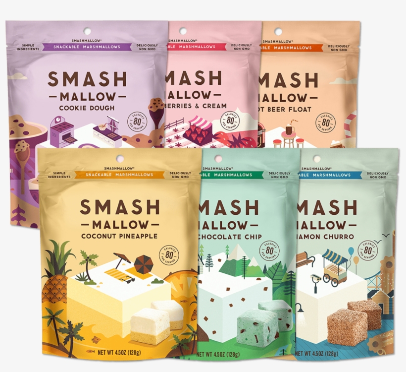 Smashmallow Mallow Out Sampler Marshmallow - Book Cover PNG Image ...