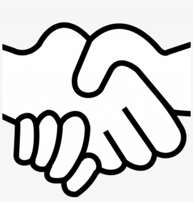 Download Shake Hands Clip Art People Shaking Hands Drawing At - Shaking ...