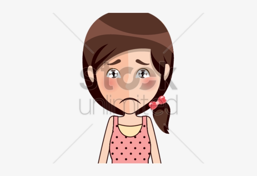 Gloomy Clipart Sad Girl - Cartoon Sad Girl Png PNG Image | Transparent ...