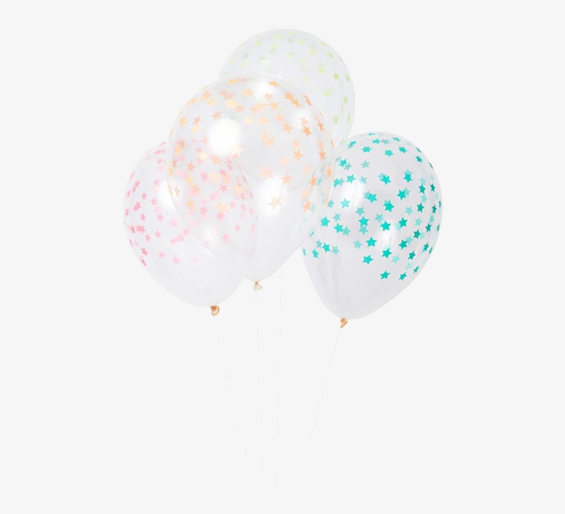 Multicolour Star Balloons - Meri Meri Mixed Star Balloons PNG Image ...
