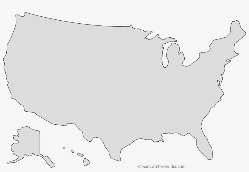 Print / Save - United States Map White Png PNG Image | Transparent PNG ...