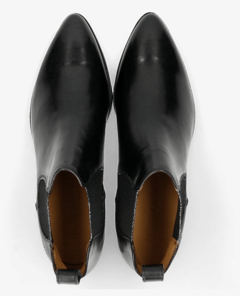 Ankle Boots Jessy 1 Black Elastic Glitter - Chelsea Boot PNG Image ...
