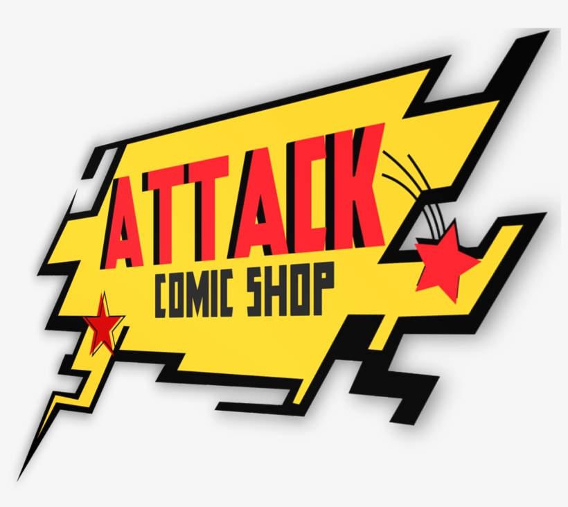 Attack Comic Shop - Graphic Design PNG Image | Transparent PNG Free ...