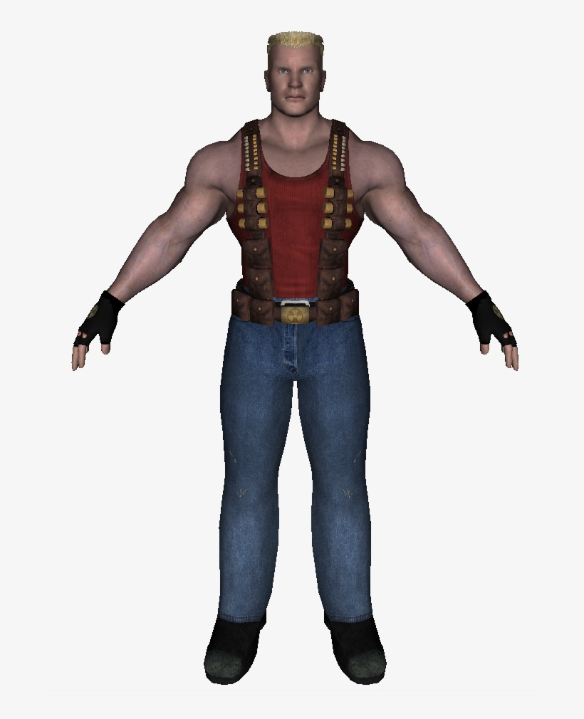 Duke Nukem Forever 2007 Trailer Model - Action Figure PNG Image ...