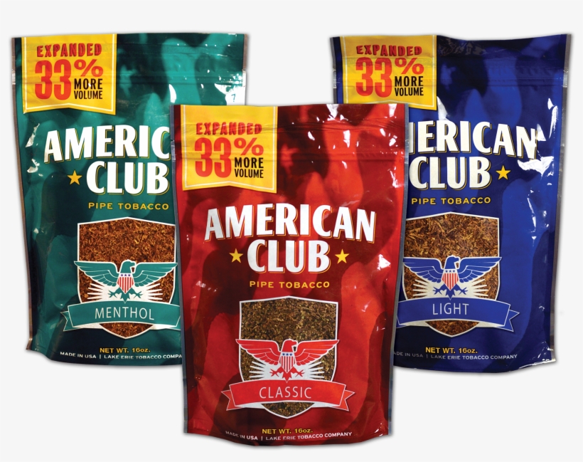 Assorted Seneca Products - American Club Blue Tobacco PNG Image ...