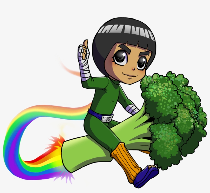 Rock Lee Png - Rock Lee Broccoli PNG Image | Transparent PNG Free ...