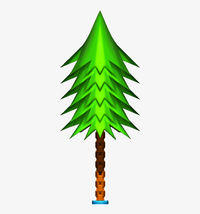 Download Sonic 2 Hill Top Tree | Transparent PNG Download | SeekPNG