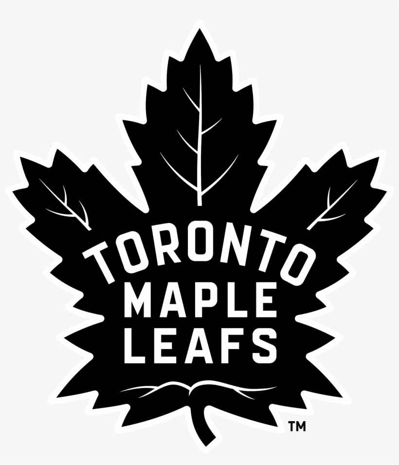 Toronto Maple Leafs Logo - Toronto Maple Leafs Logo Black PNG Image ...