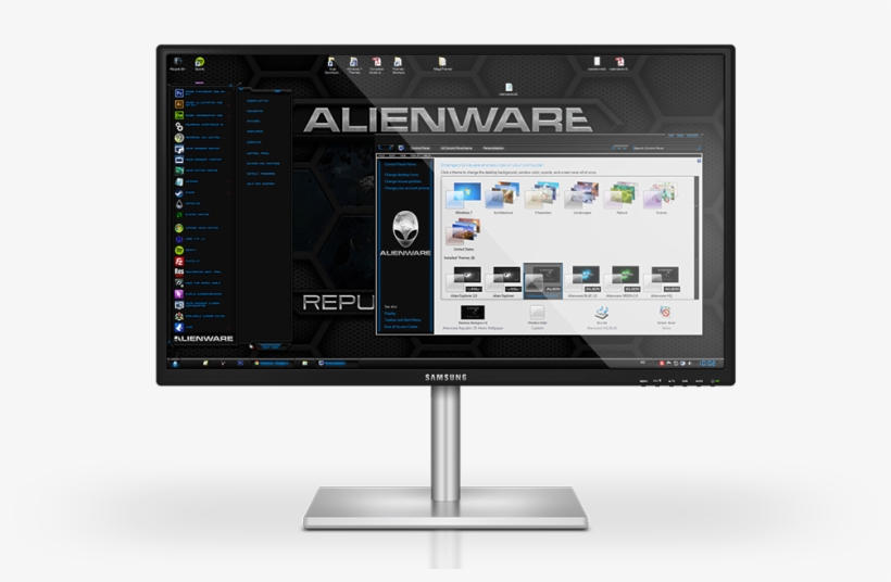 Download 0, Alienware Hq Blue - Alienware Light Windows 7 Theme ...