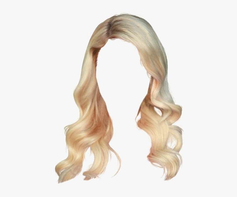 Download Blonde Png Clipart - Blonde Hair Wig Png | Transparent PNG Download | SeekPNG