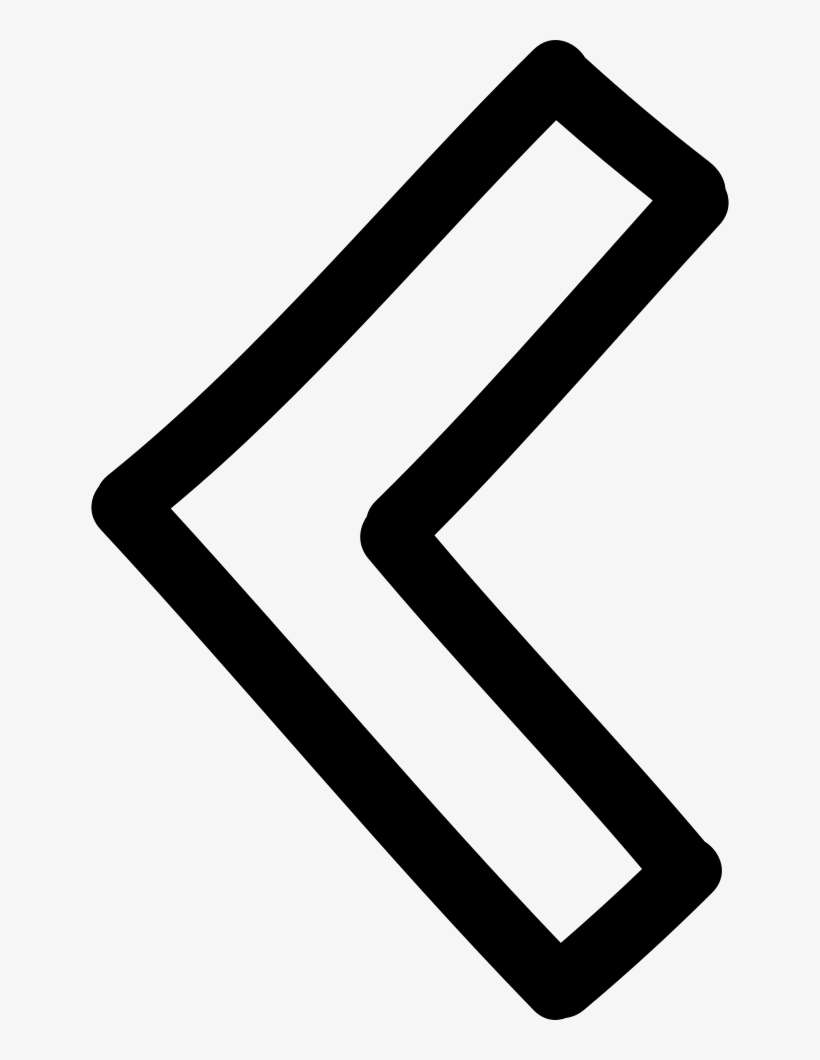 Left Arrow Hand Drawn Outline Comments - Portable Network Graphics PNG ...