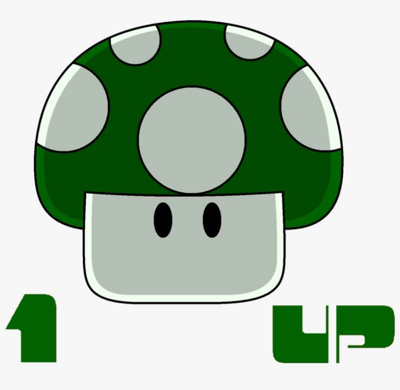 Vector Mushroom 1up Banner Transparent Download - Portable Network ...