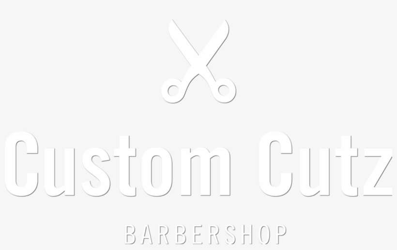 Custom Cutz Barbershop Logo Black Custom Cutz Barbershop - Calligraphy ...