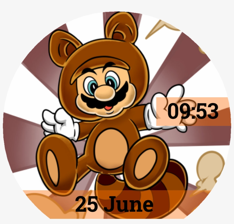 Tanooki Watch Face Preview PNG Image | Transparent PNG Free Download on ...