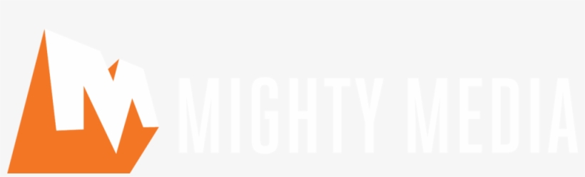Mighty Logo White Orange Bg PNG Image | Transparent PNG Free Download on SeekPNG