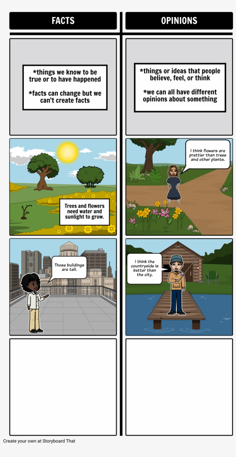 Download Fact Vs - Opinion - Cartoon | Transparent PNG Download | SeekPNG