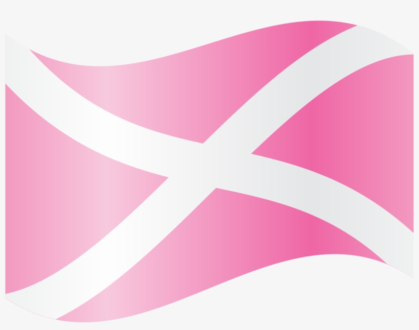 This Free Icons Png Design Of Waving Pink Saltire PNG Image ...