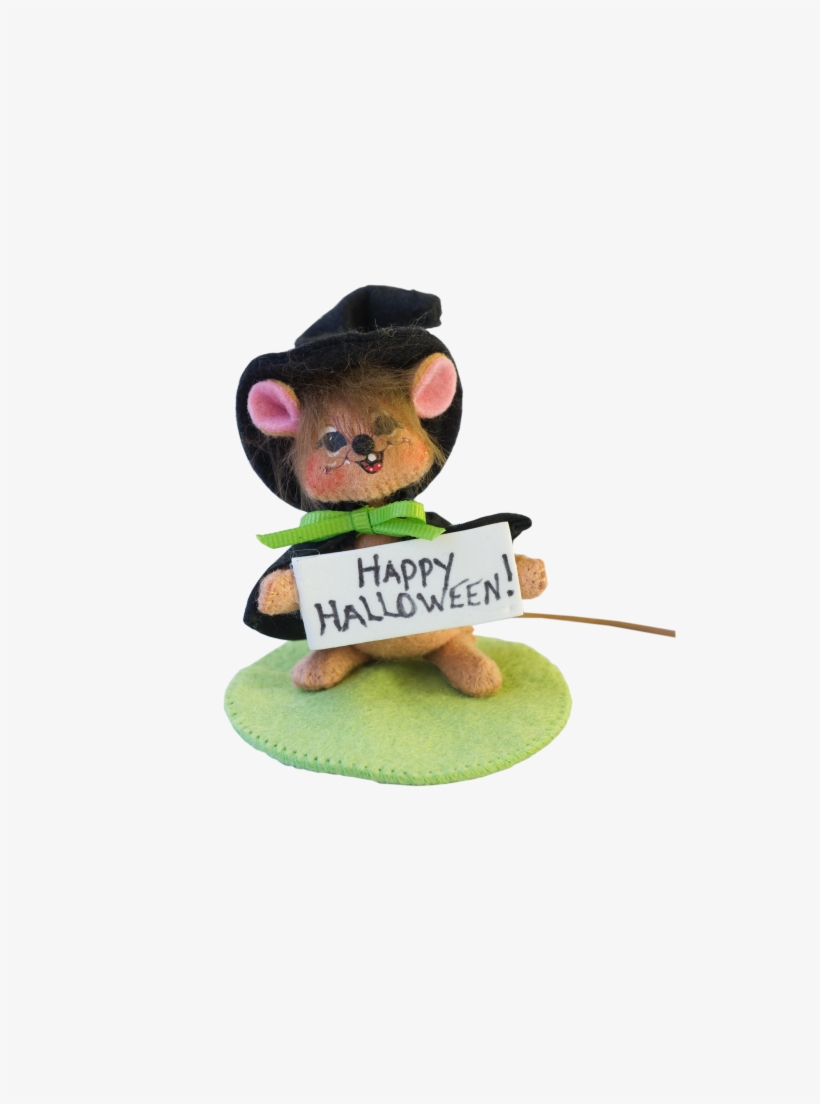 3" Halloween Witch Mouse - Figurine PNG Image | Transparent PNG Free ...