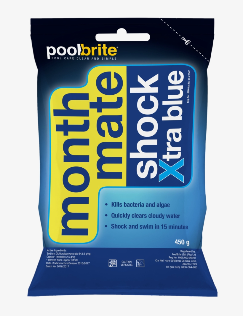 Month Mate Shock Xtra Blue - Vegan Straight Edge PNG Image ...