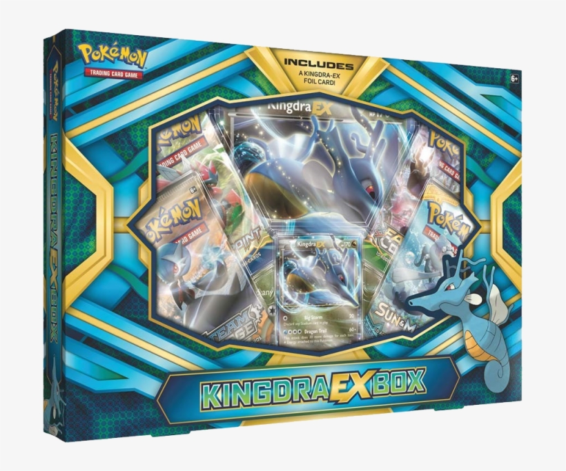 Sun & Moon Kingdra-ex Box - Pokemon Kingdra Ex Box PNG Image ...
