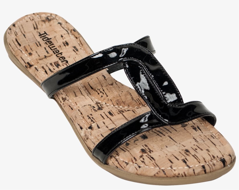 Cape Cod Tidewater Cape Cod Slide Black Beach Club - Slide Sandal PNG ...