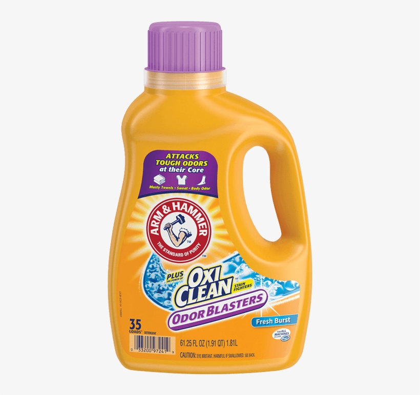Arm & Hammer Oxiclean - Arm And Hammer Plus Oxiclean Odor Blasters PNG ...