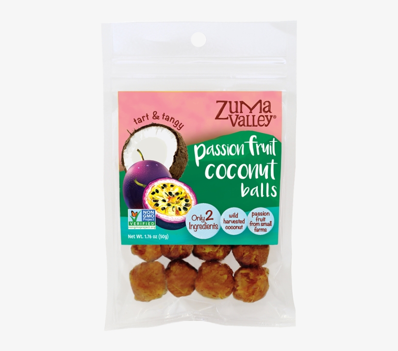 Zuma Valley® Passion Fruit & Green Mango Coconut Balls - Zuma Valley ...