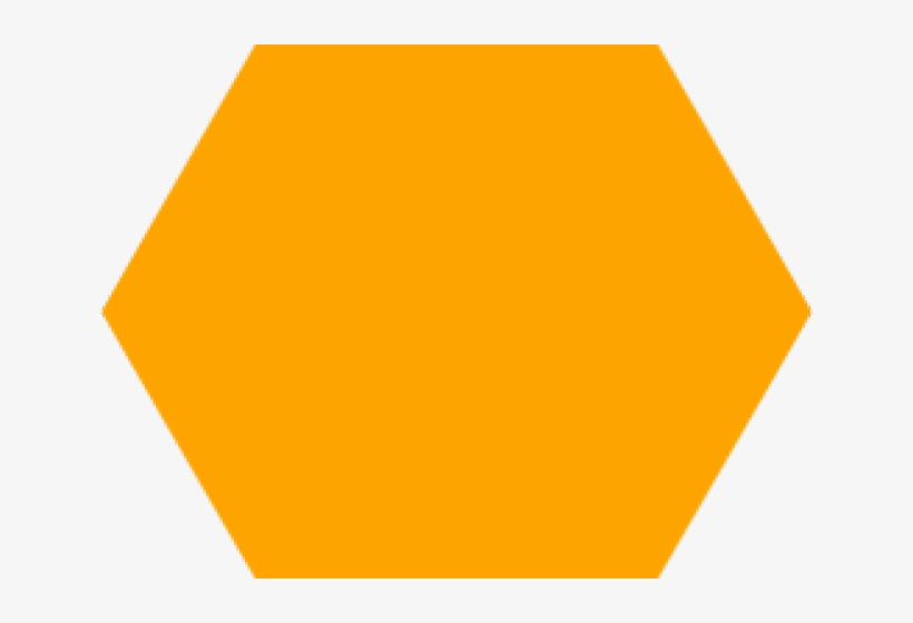 Download Hexagon Clipart Orange - Large Hexagon Png | Transparent PNG ...