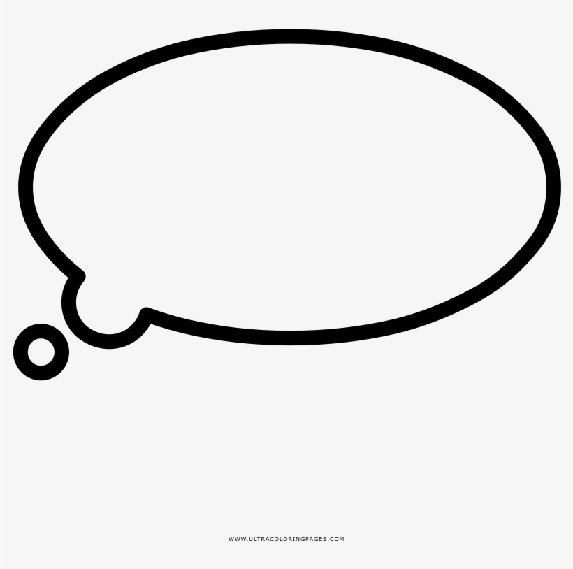 Thought Bubble Coloring Pages