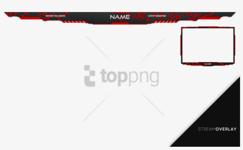 Download Free Png Stream Overlay Red Png Image With Transparent - Red ...