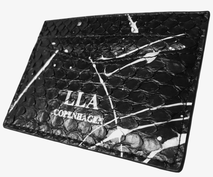 Black Paint Python V2 Card Holder - Monochrome PNG Image | Transparent ...