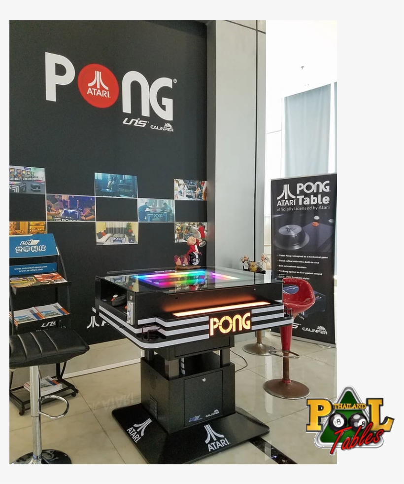 Atari Pong Bar Table - Billiard PNG Image | Transparent PNG Free ...