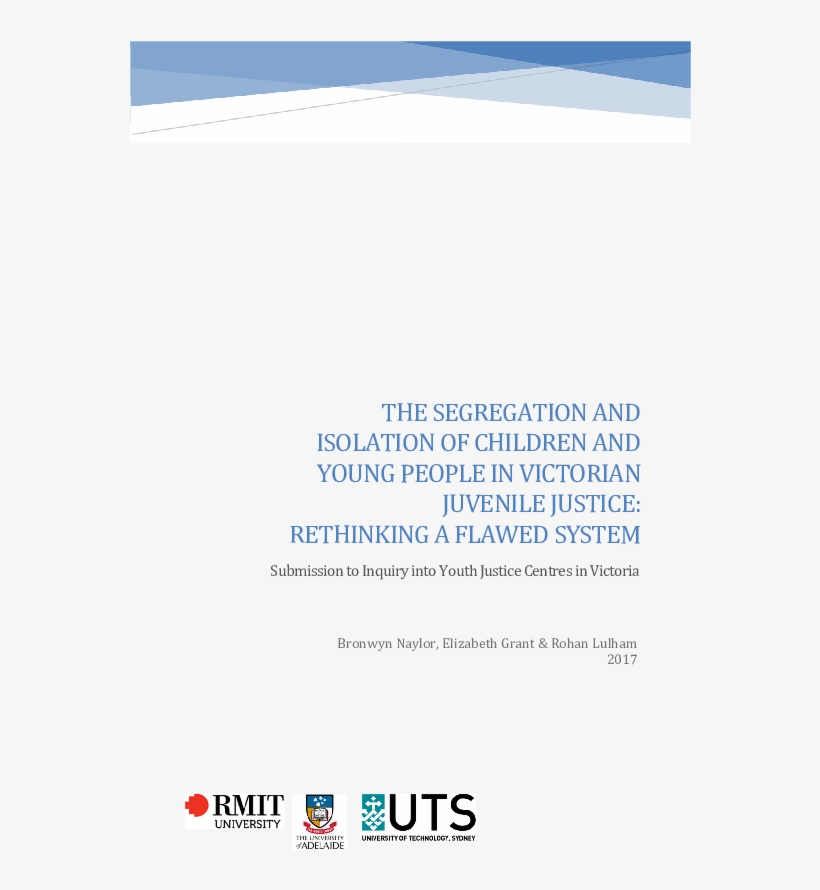 The Segregation & Isolation Of Children And Young People - Rmit ...
