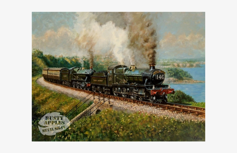 The Torbay Express Train Art, British Rail, Steam Locomotive ...