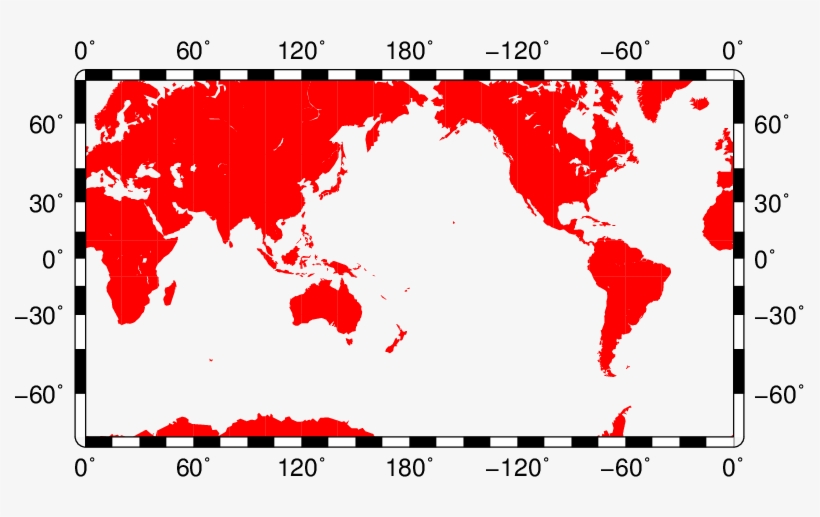 Images/gmt Mercator - World Map With Asia In The Center PNG Image ...
