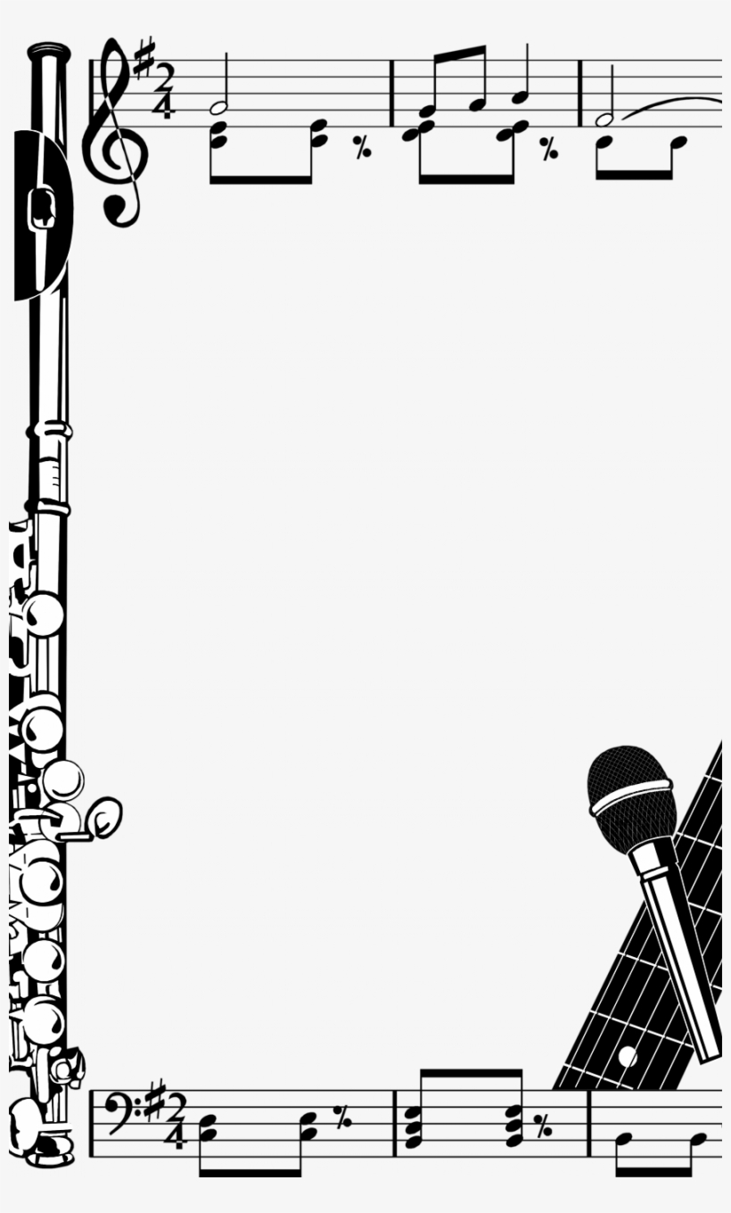 Musical Notes Wallpaper Border Png