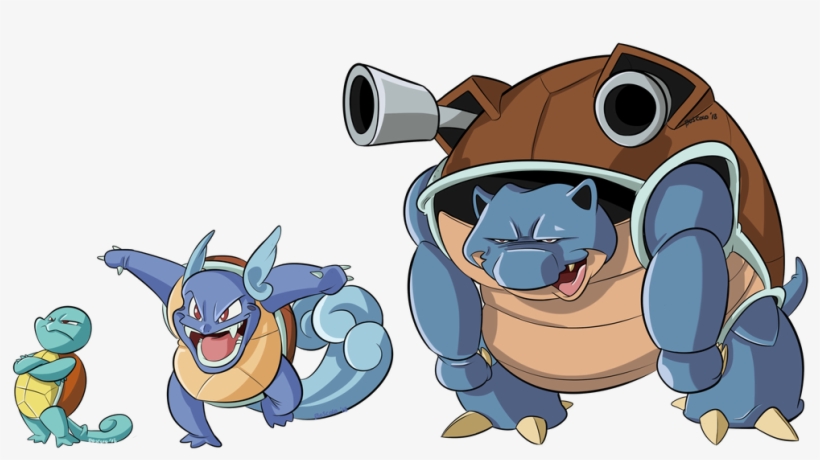 Squirtle Wartortle Blastoise Gif - Cartoon PNG Image | Transparent PNG ...