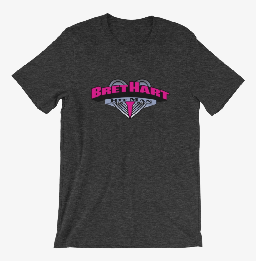 Bret Hart "shield" T-shirt - Active Shirt PNG Image | Transparent PNG ...