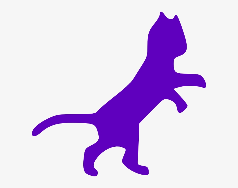 Purple Cat Dancing Clip Art - Cat Clip Art PNG Image | Transparent PNG ...