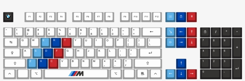 M Power By Skeletor 104-key Custom Cherry Mx Keycap - Ibm Space Saver ...