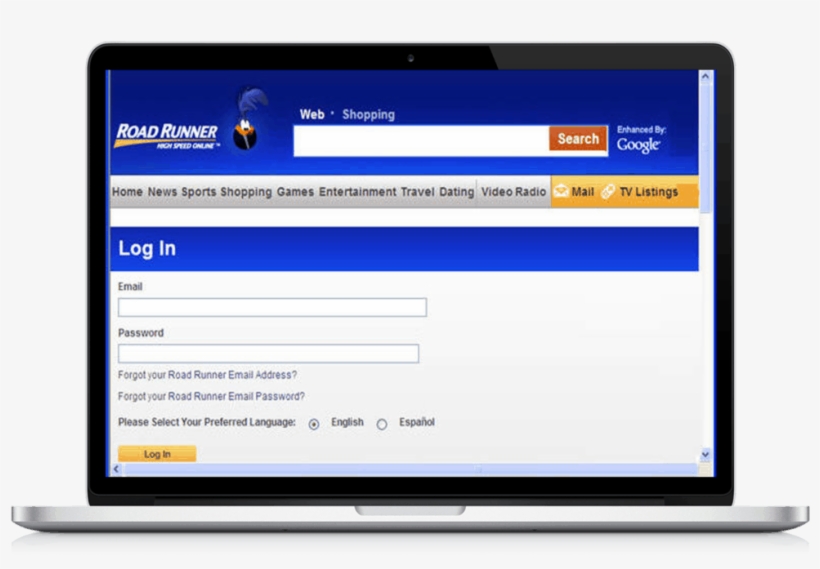 Registration For Roadrunner Webmail - Roadrunner Com Login PNG Image ...