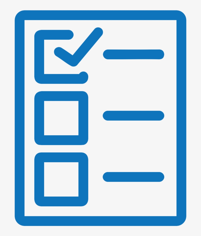 Checklist Icon Blue