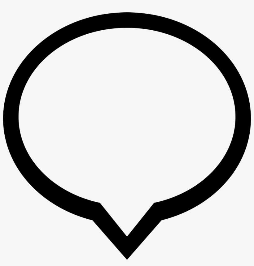 Clip Royalty Free Stock Comment Outlined Balloon Png PNG Image ...