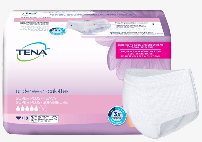 Tena Women Super Plus Underwear Sample - Women Tena PNG Image ...