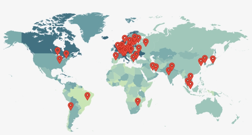 Global - Transparent Background World Map In Png PNG Image ...