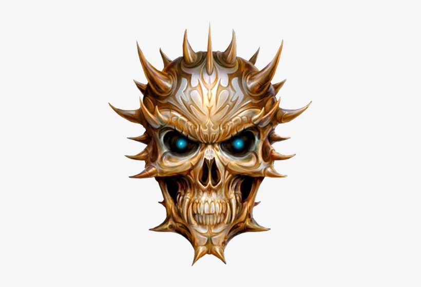 Halloween Graphics Skullpng - Evil Skull Gif PNG Image | Transparent ...